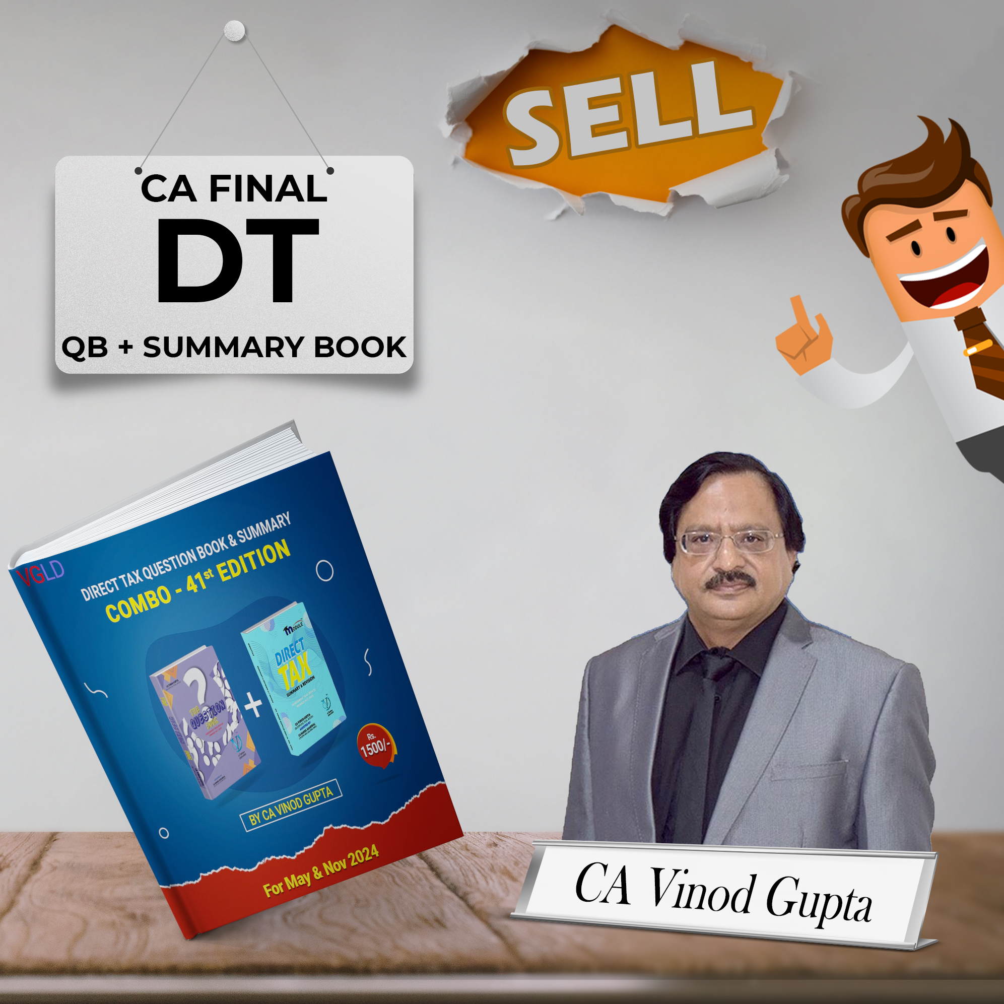 CA Vinod Gupta Direct Question Bank & Tax Summary & Revision 41th Edition Online Study Material ...